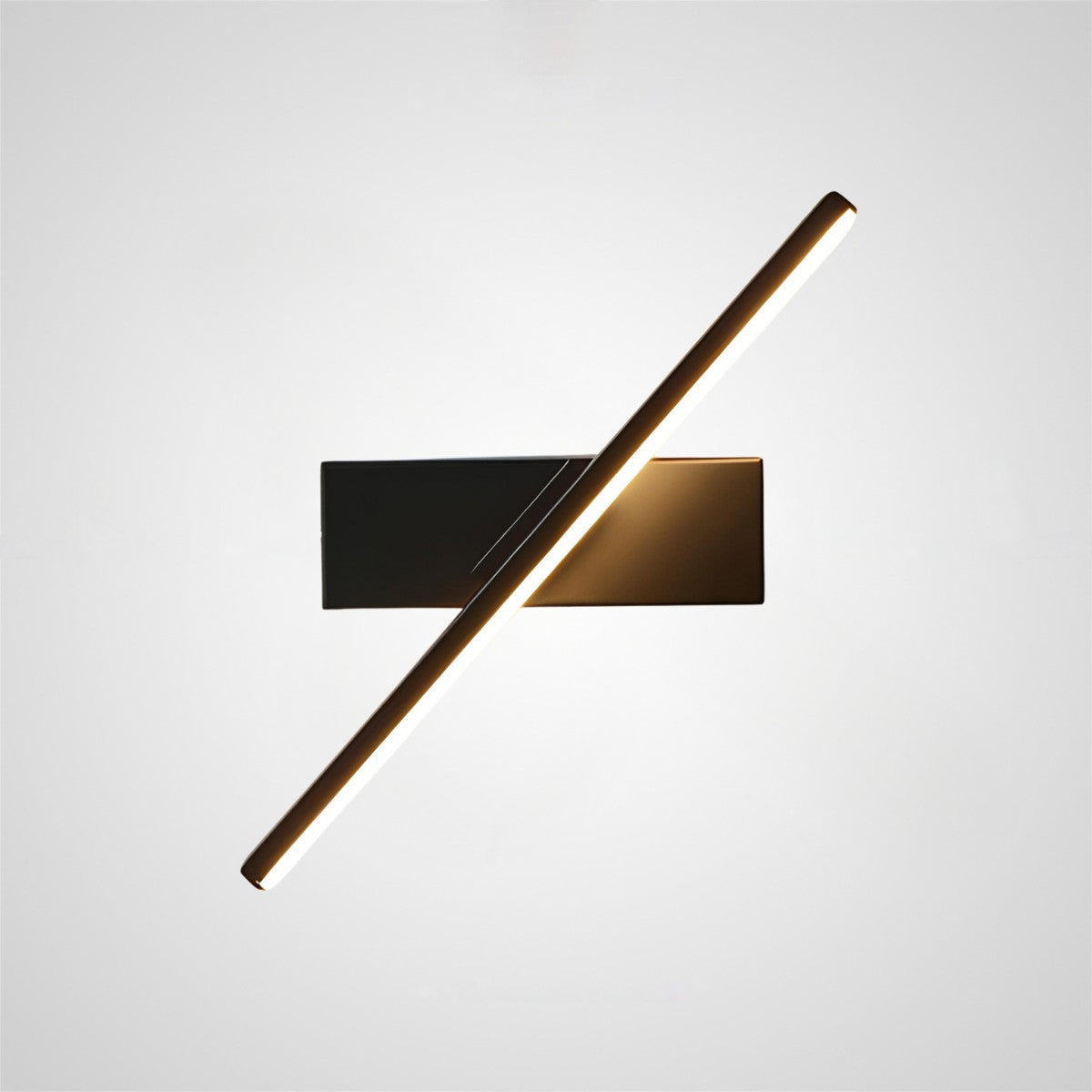 Soullamps Simple Rotatable LED Wall Lamp Modern Black Wall Scone